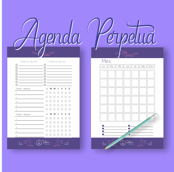 Agenda Perpetua semanal – Crear y Emprender