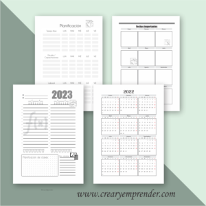Agenda Matemáticas – Crear y Emprender